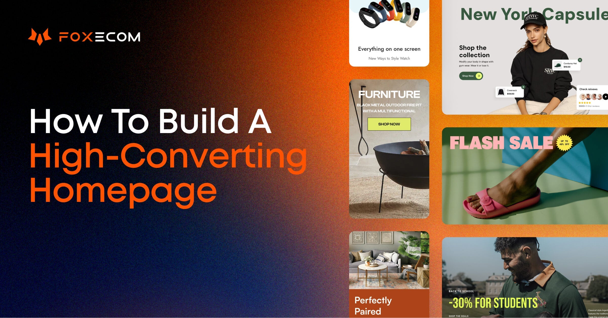 How to Build a High-converting Shopify Homepage – FoxEcom