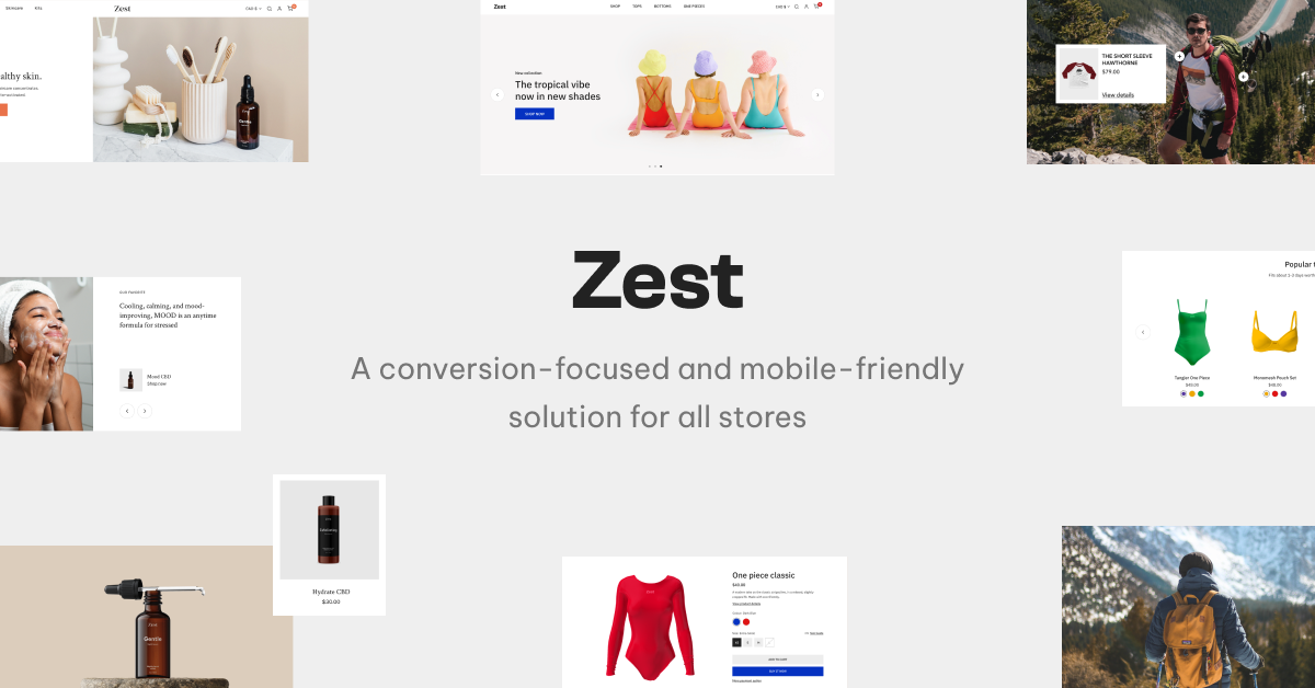 Introduce Zest Shopify Theme A Conversion Focused And Mobile Friendly